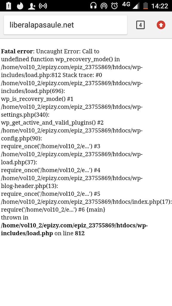 Fatal error 500 - Hosting Support - InfinityFree Forum