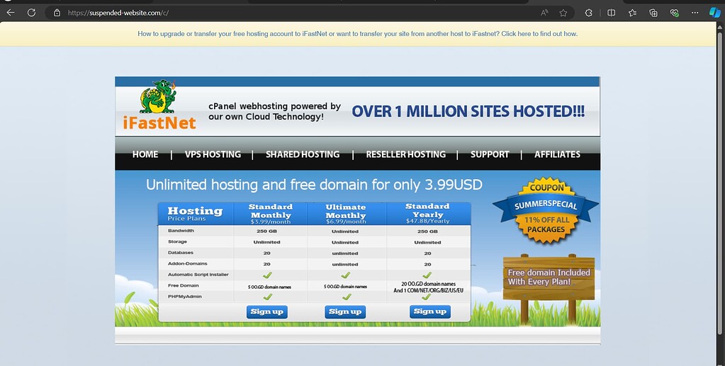 Suspended-website - Hosting Support - InfinityFree Forum