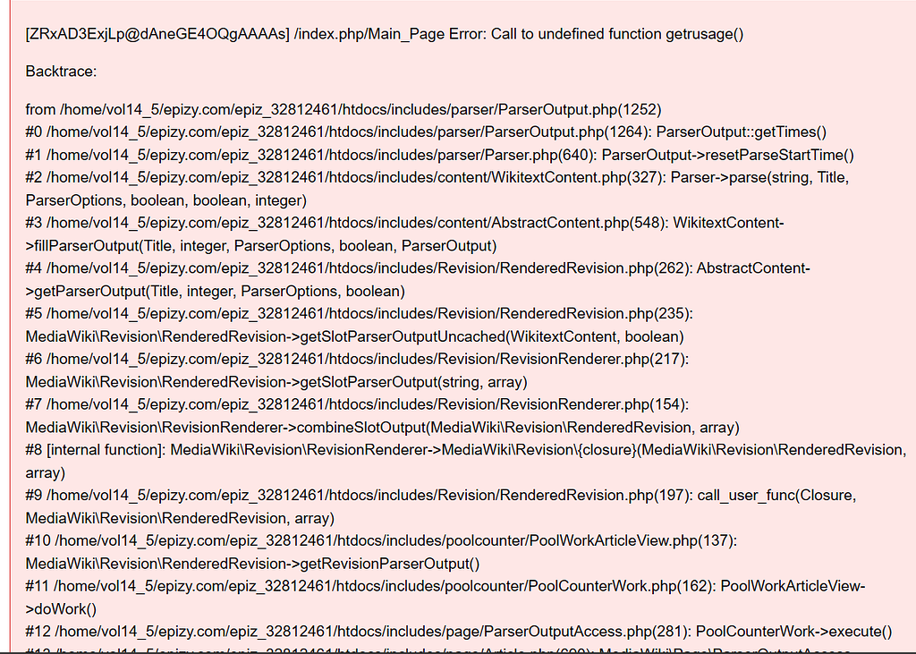Website error - Hosting Support - InfinityFree Forum