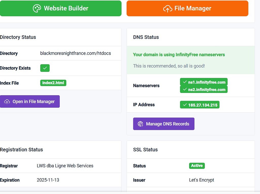 How do i redirect my domain name to another host - Hosting Support - InfinityFree Forum
