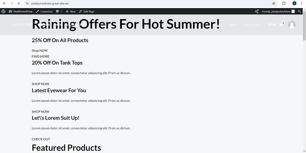 Wordpress Astra Theme Installation - Hosting Support - InfinityFree Forum