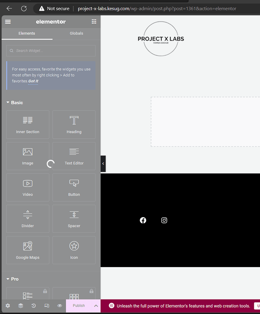 Elementor not working - Hosting Support - InfinityFree Forum