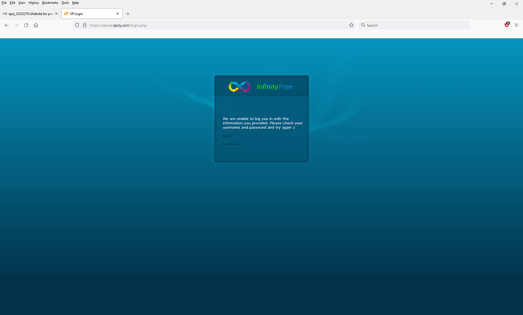 DataBase and MyPHPAdmin linking disrupted and Severed! - Hosting Support - InfinityFree Forum