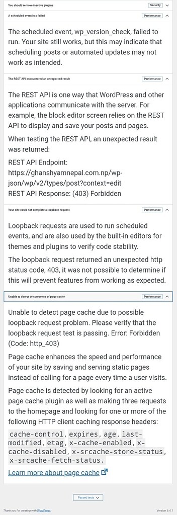 Rest API error and some mo - Hosting Support - InfinityFree Forum