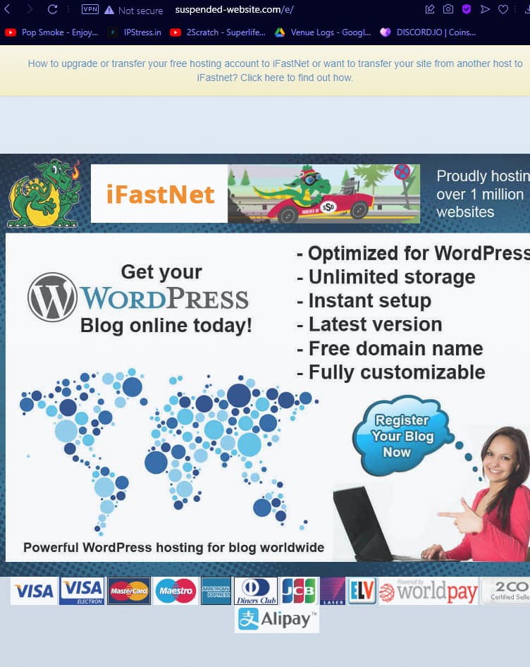 Made a new site. mysql setup and php. The - Hosting Support ...